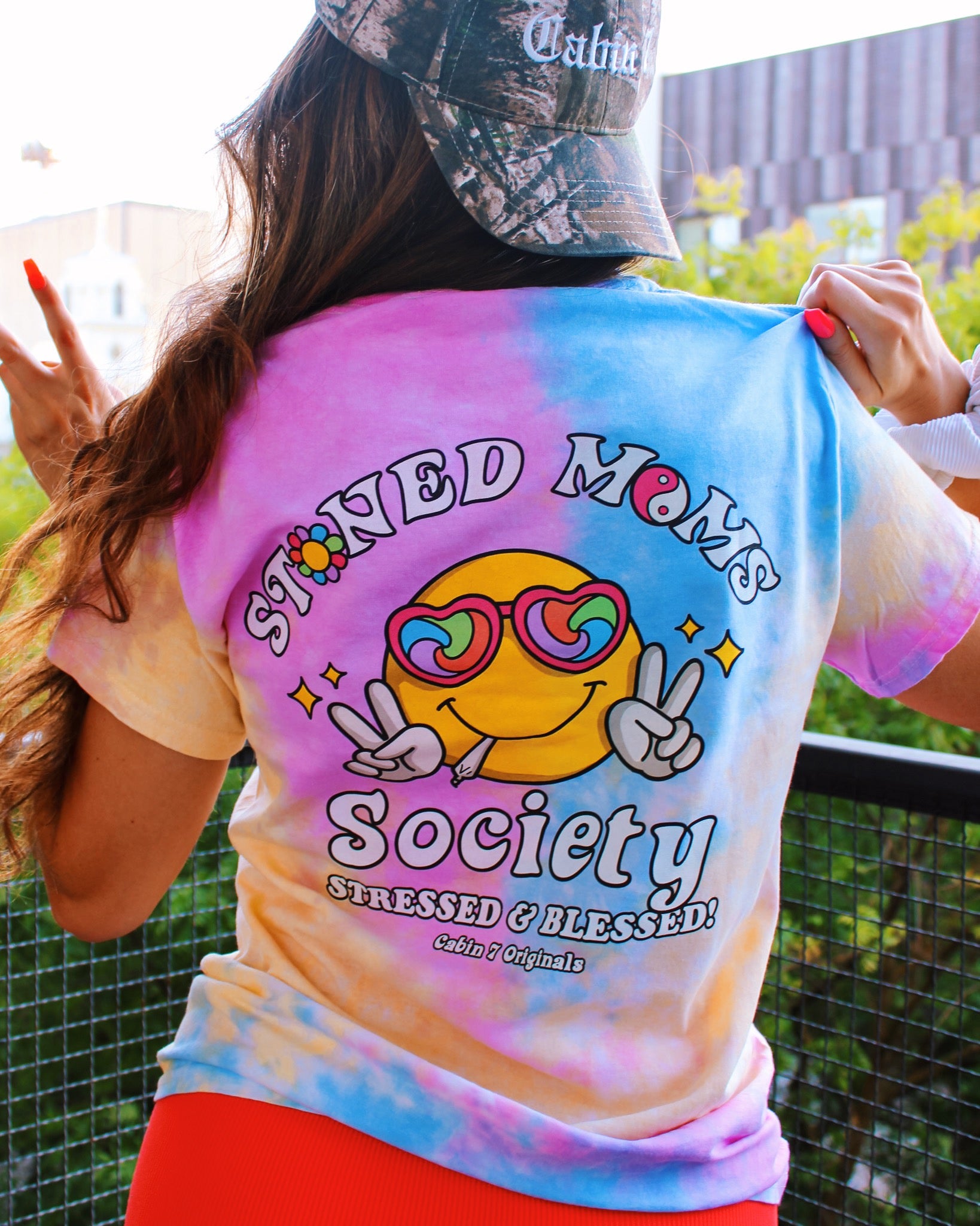 Stoned Moms Society Tie Dye T-Shirt