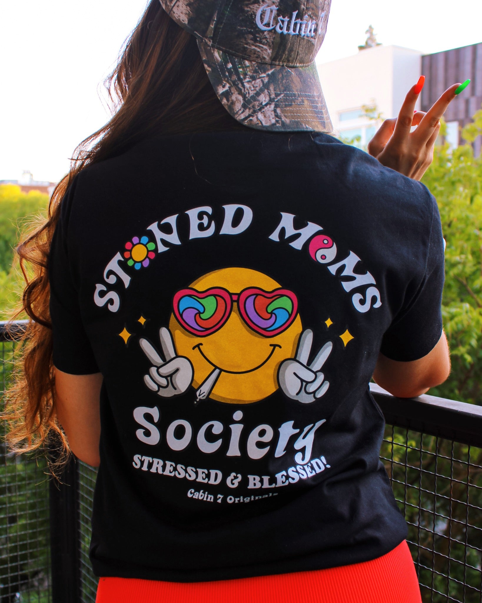 Stoned Moms Society T-Shirt (Black)